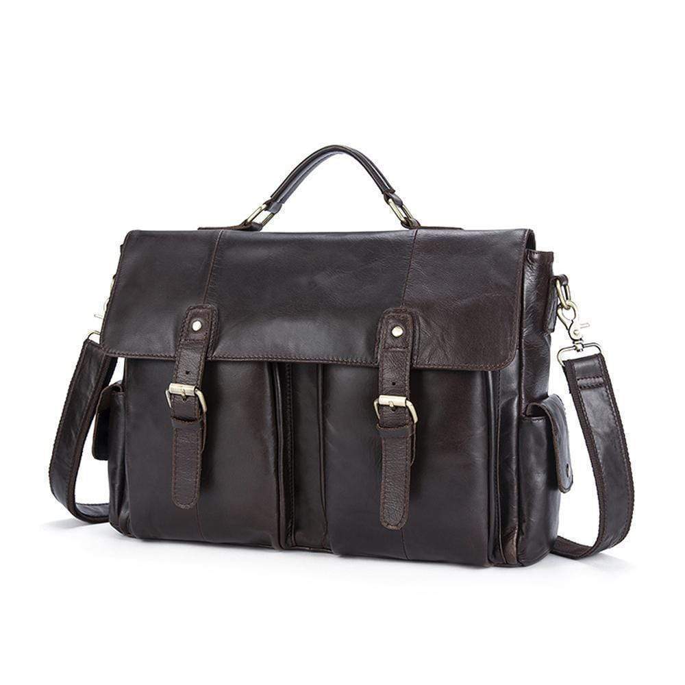 Postal Messenger Briefcase Bag Brown – LikeToBuy